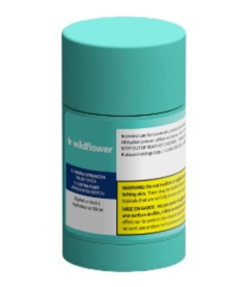 Wildflower Extra Strength 1:1 Relief Stick (THC:CBD) | Abba Medix
