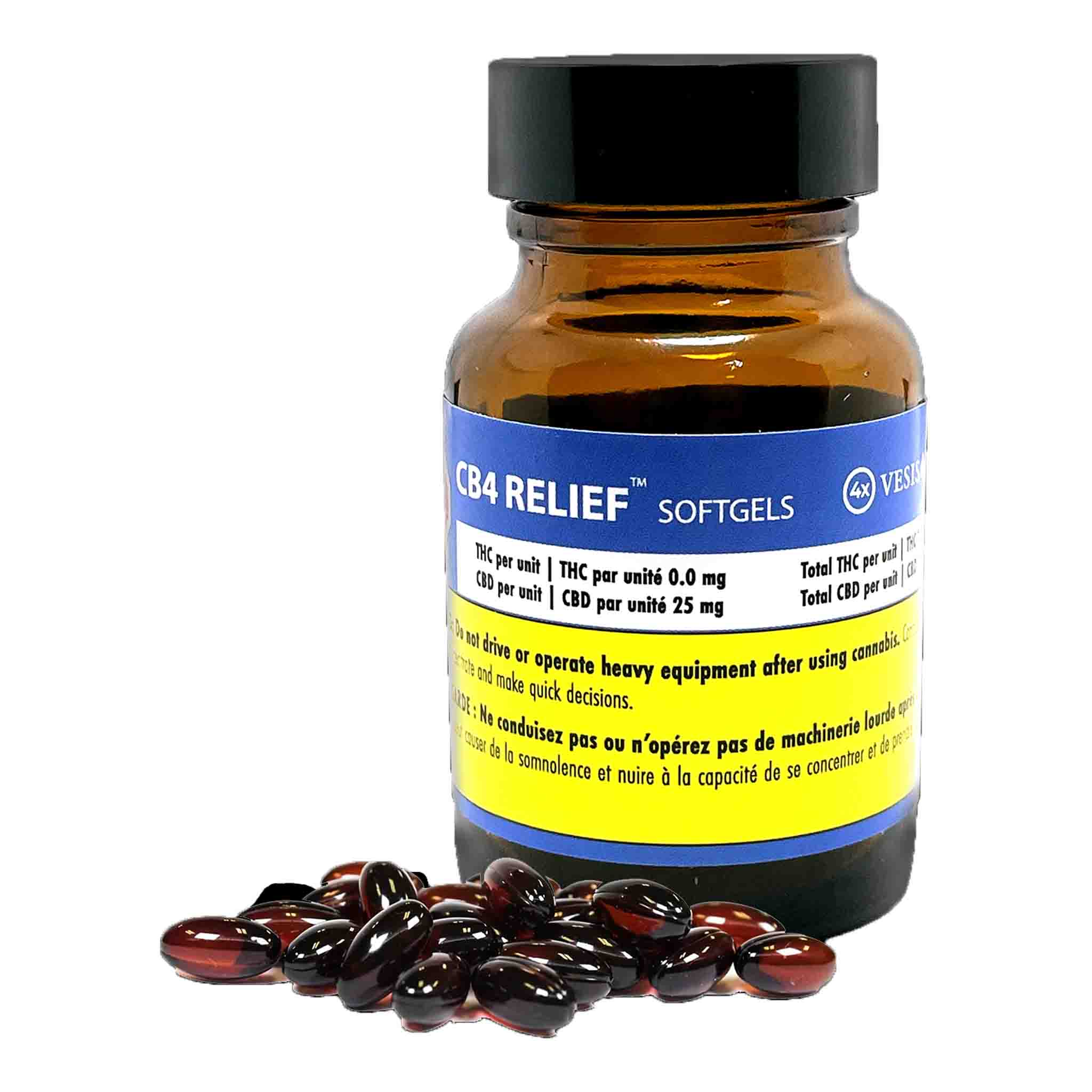 CB4 Relief Soft Gels | Abba Medix