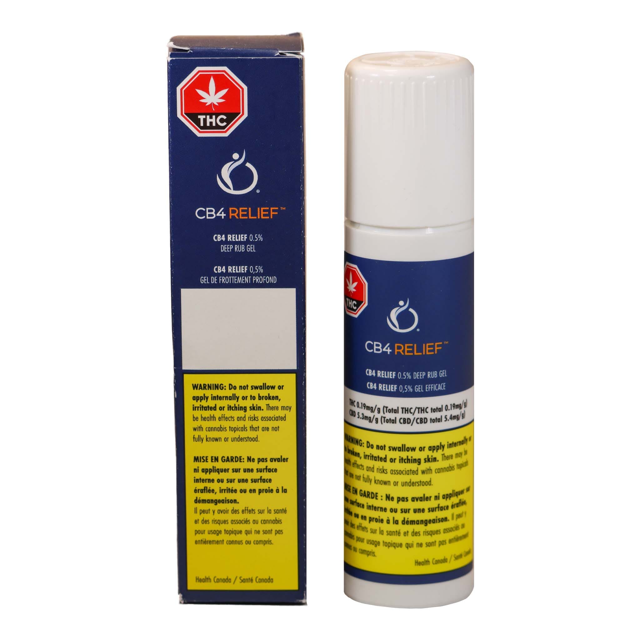 Cannacure CB4 Relief 0.5% Deep Muscle and Joint Gel | Abba Medix