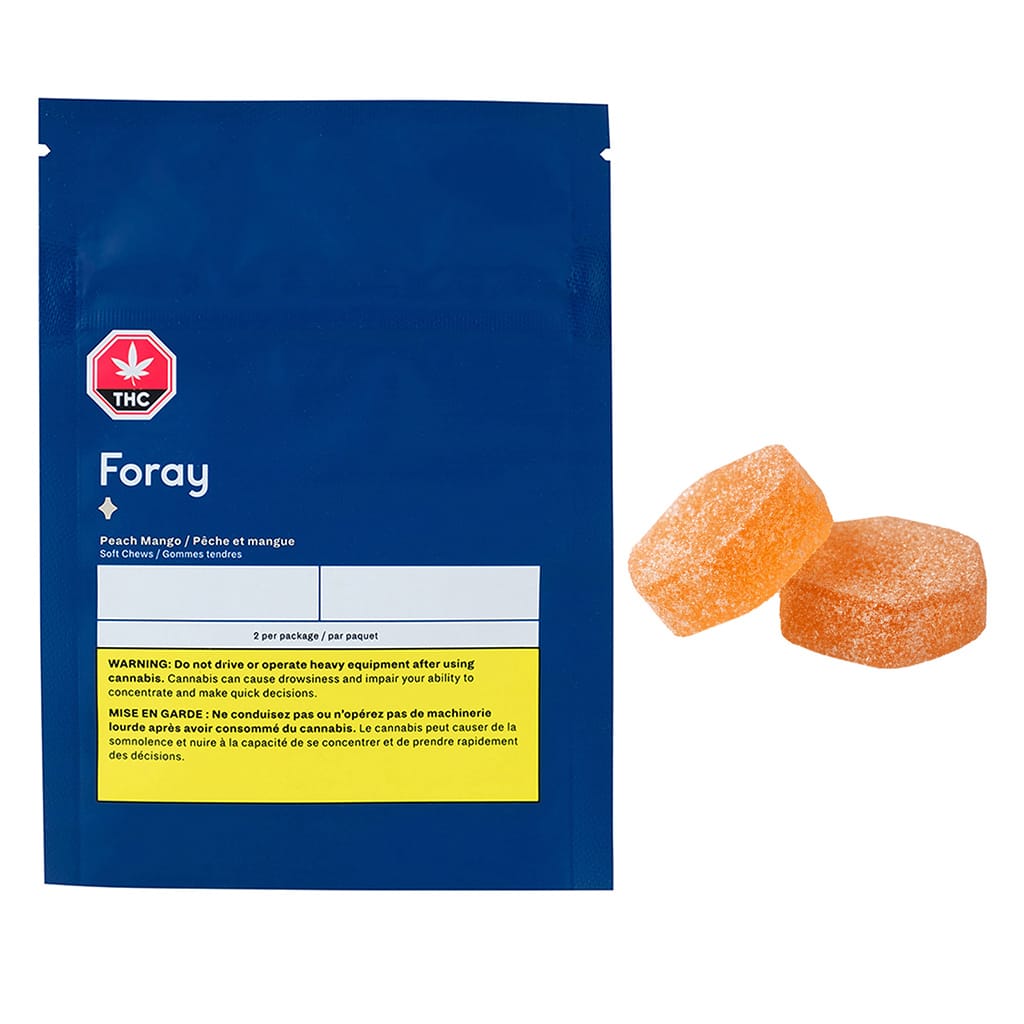 Foray Peach Mango Soft Chews | Abba Medix
