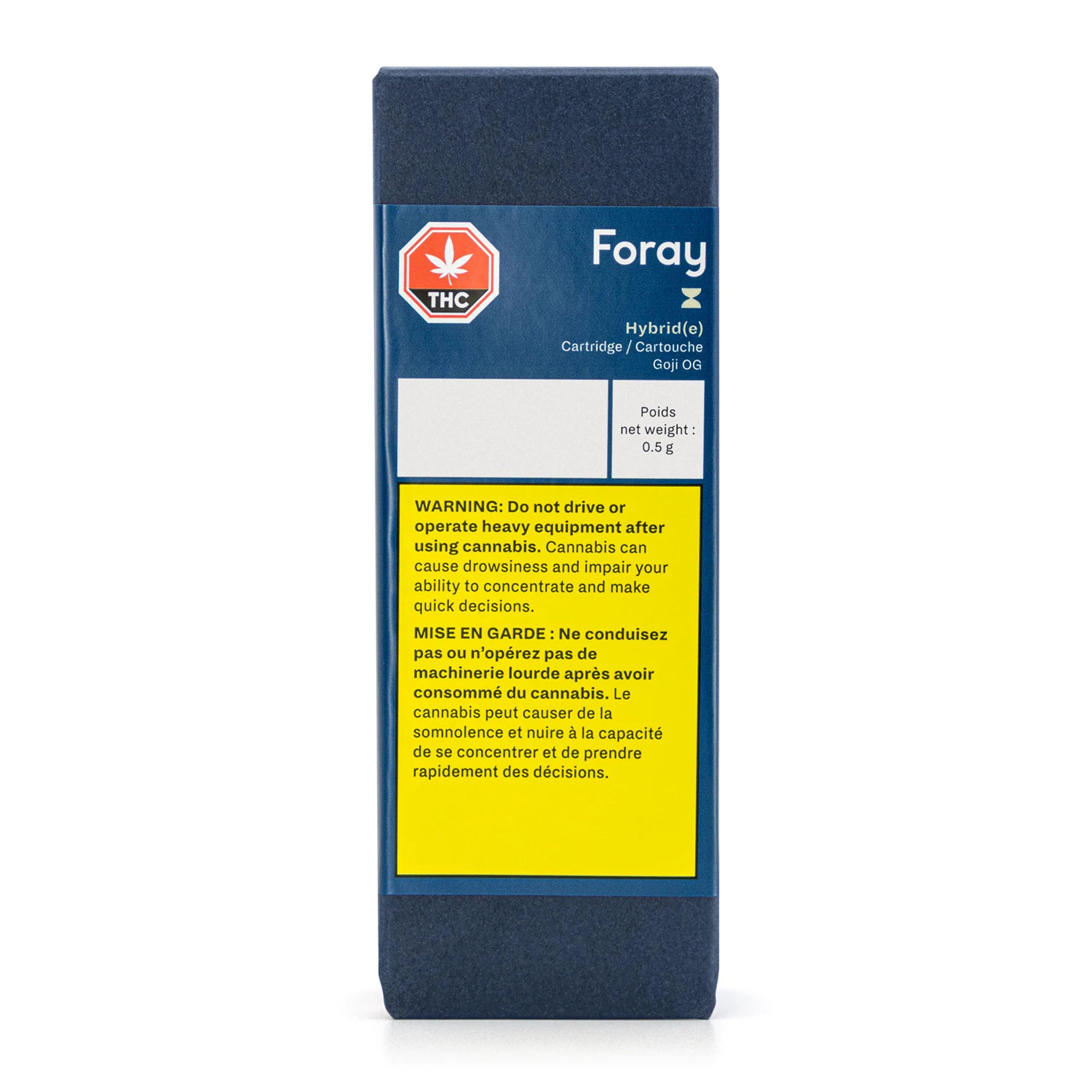 Foray Hybrid Goji OG Vape Cartridge | Abba Medix
