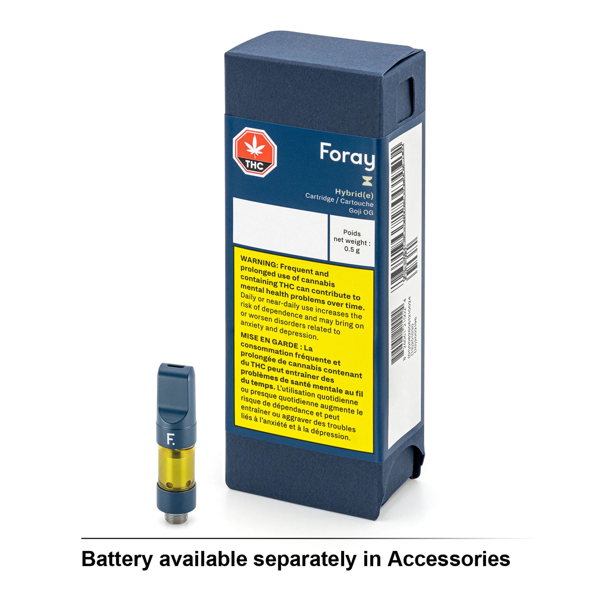 Foray Hybrid Goji OG Vape Cartridge | Abba Medix